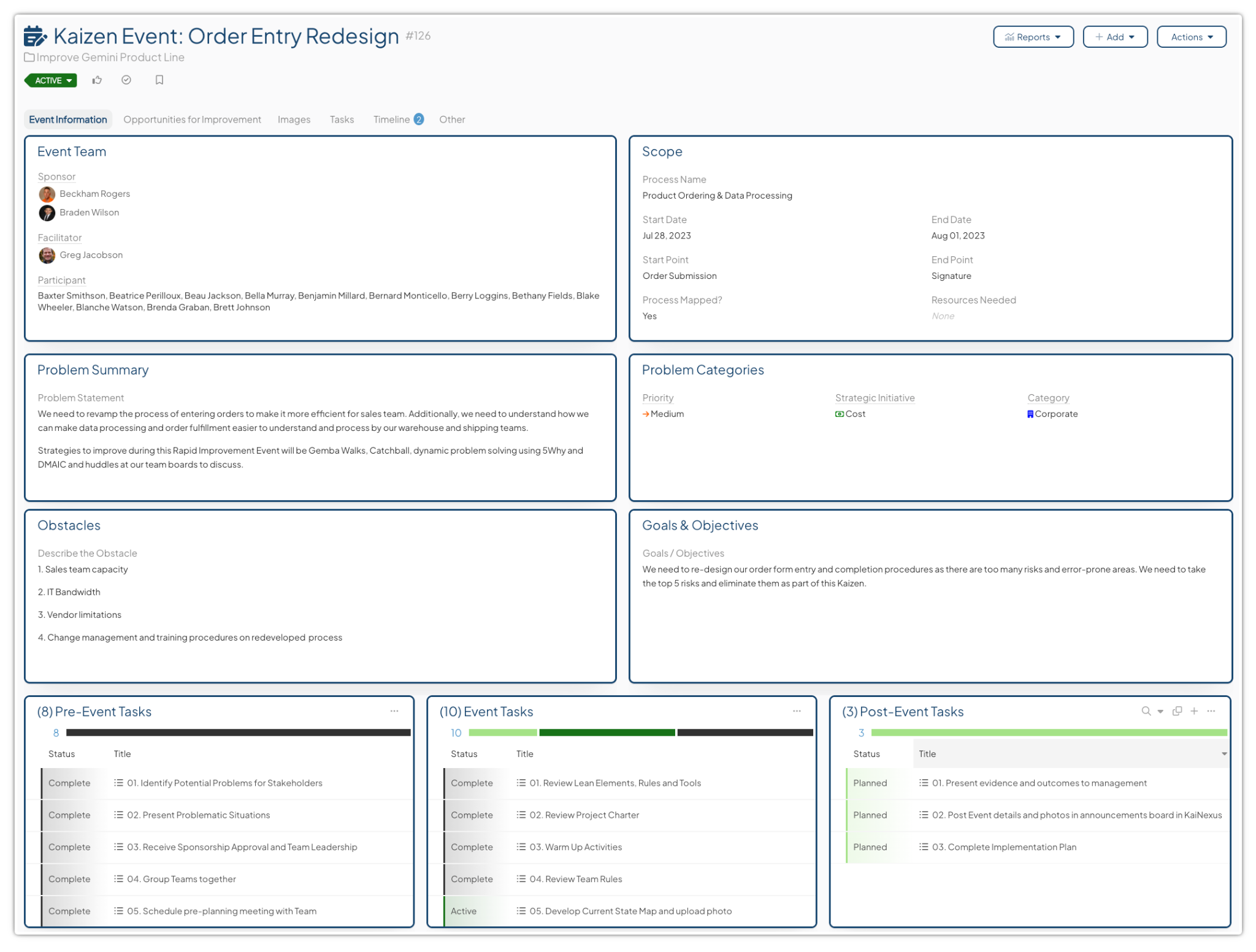 Problem Solving & Process Improvement Software | KaiNexus